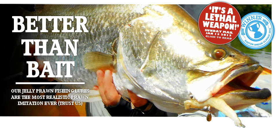 Jelly Prawn Lures by Tight Line Lures | Fishing Lures Australia Online ...